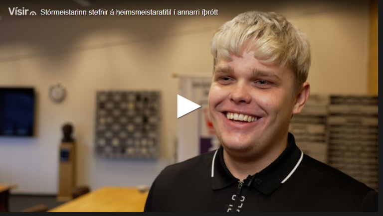 Vignir í skemmtilegu spjalli í „Ísland í dag“ | Skak.is